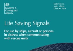 Life-saving signals leaflet for ships, aircraft or people published by ...