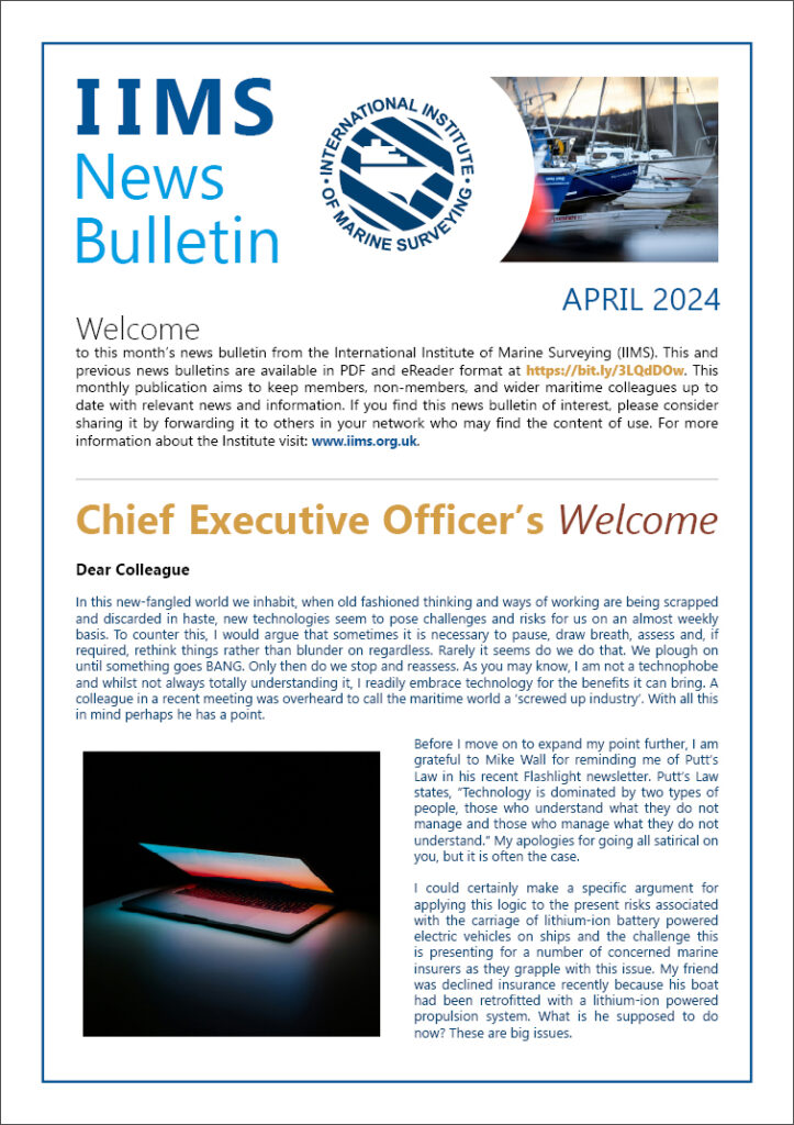 Bulletins Archive - The International Institute of Marine Surveying (IIMS)