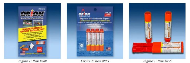 Safety recall of flares issued due to spontaneous combustion - The ...